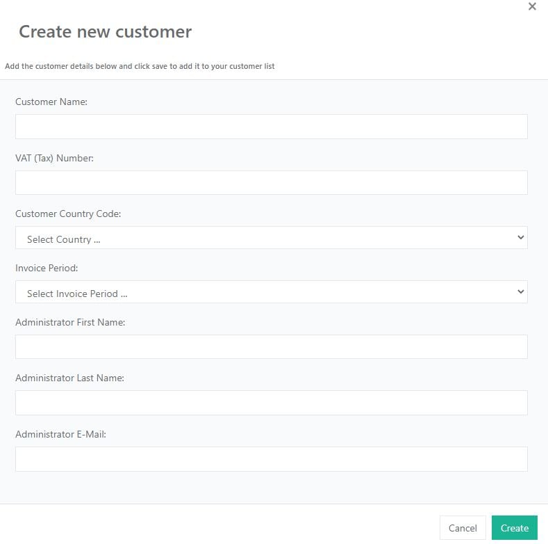 How to add new customer in Partner Portal?